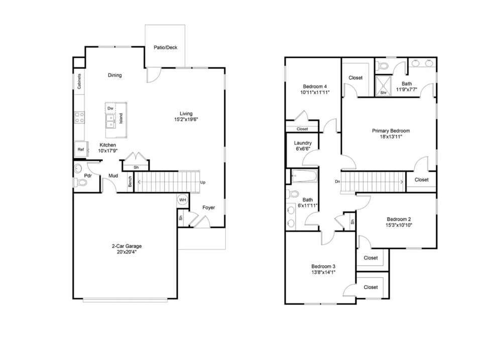 Holly Floor Plan | Red Cedar Homes